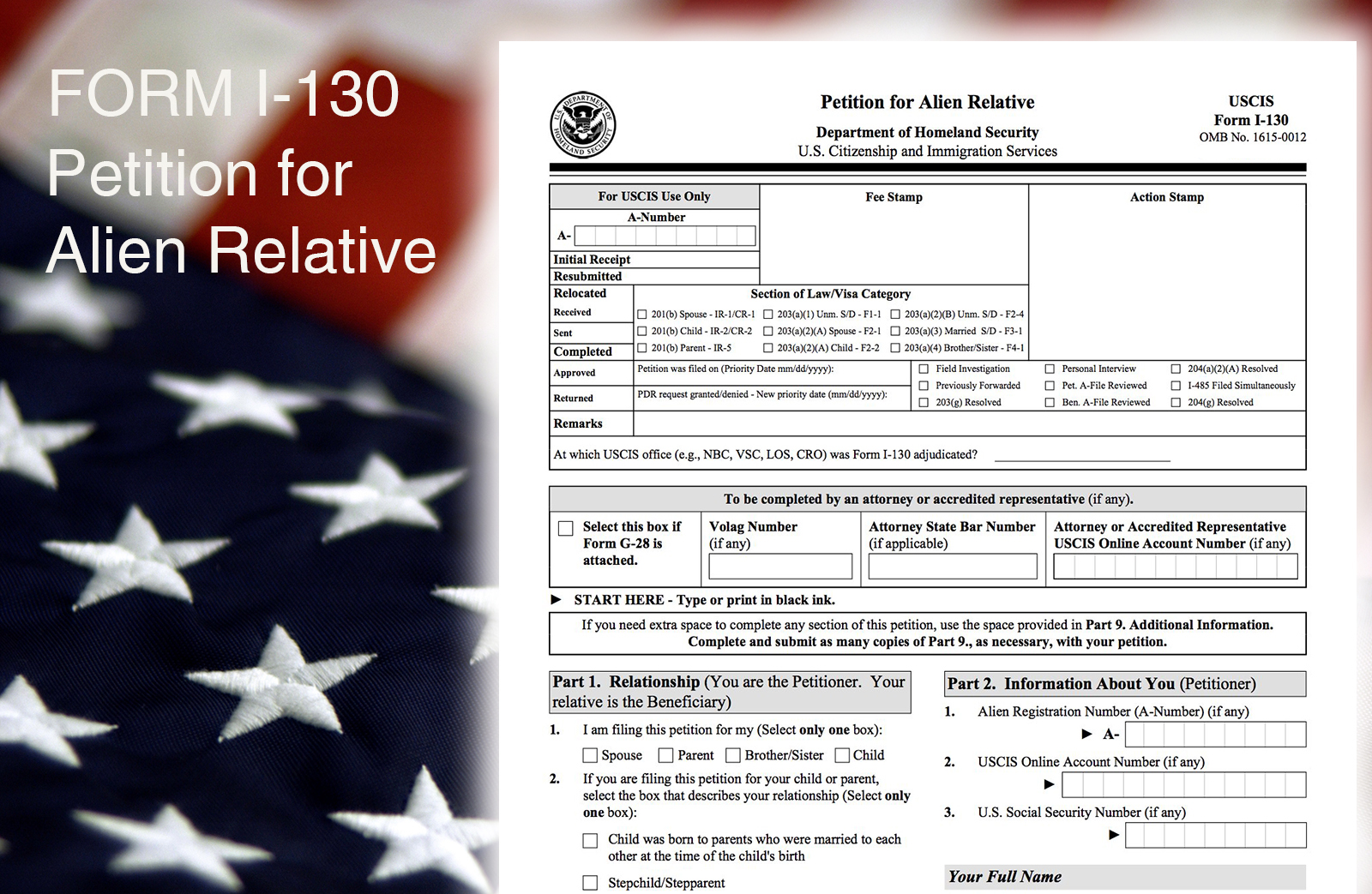 Form I 130 Explained Petition For Alien Relative 55 OFF